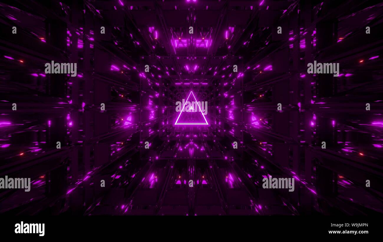 pink glowing holy wireframe 3d illustration background wallpaper with ...