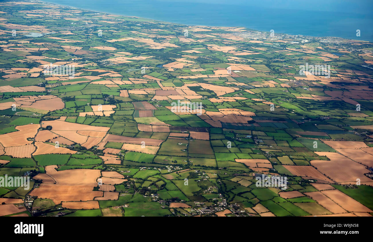 Aerial view of Sussex, England, Great Britain, United Kingdom Stock ...