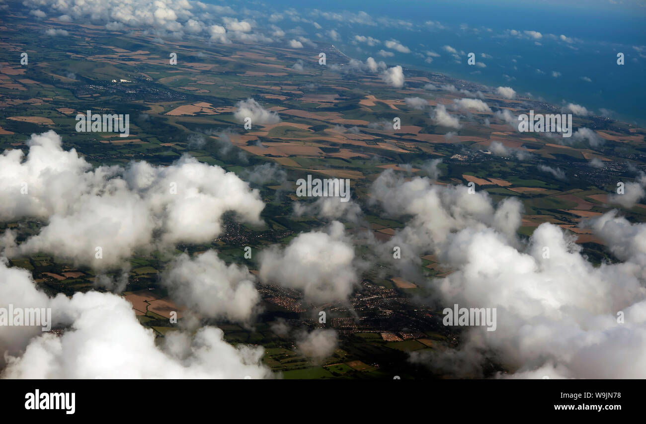 Aerial view of Sussex, England, Great Britain, United Kingdom Stock ...