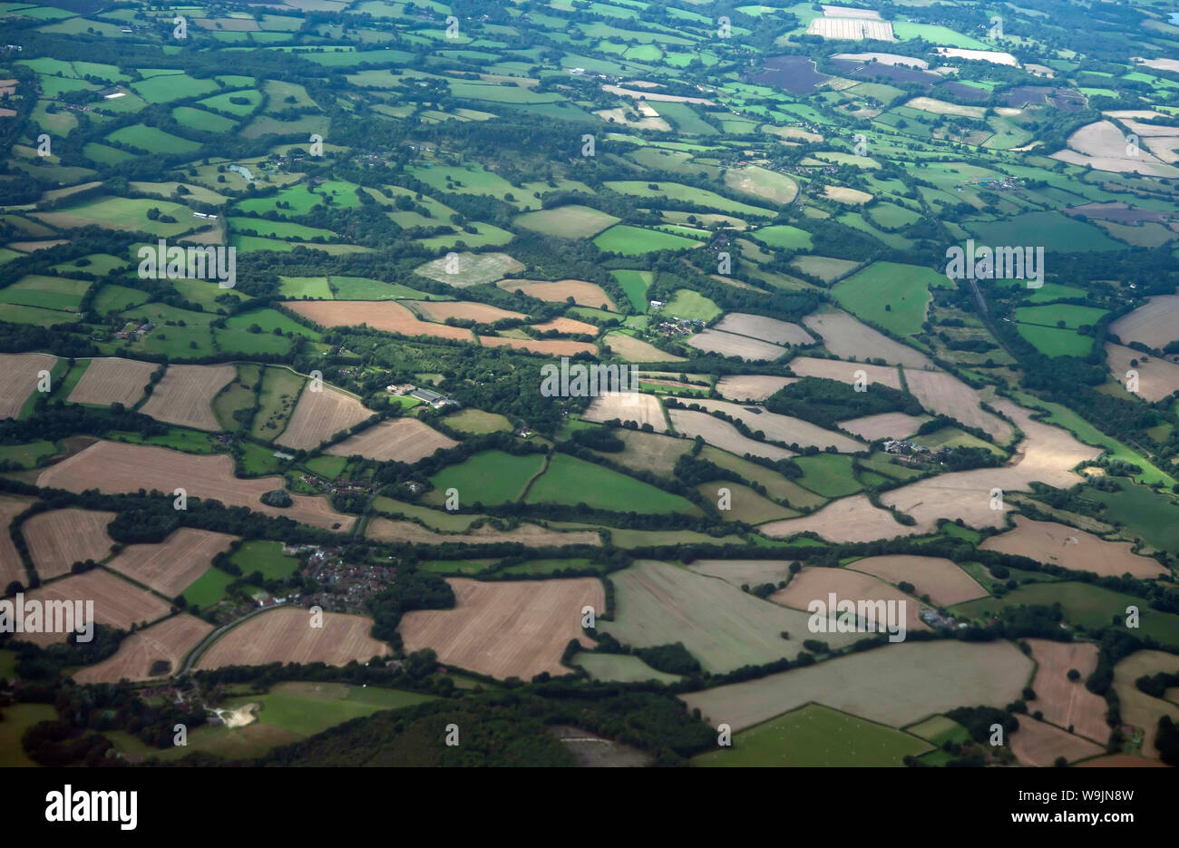 Aerial view of Sussex, England, Great Britain, United Kingdom Stock ...