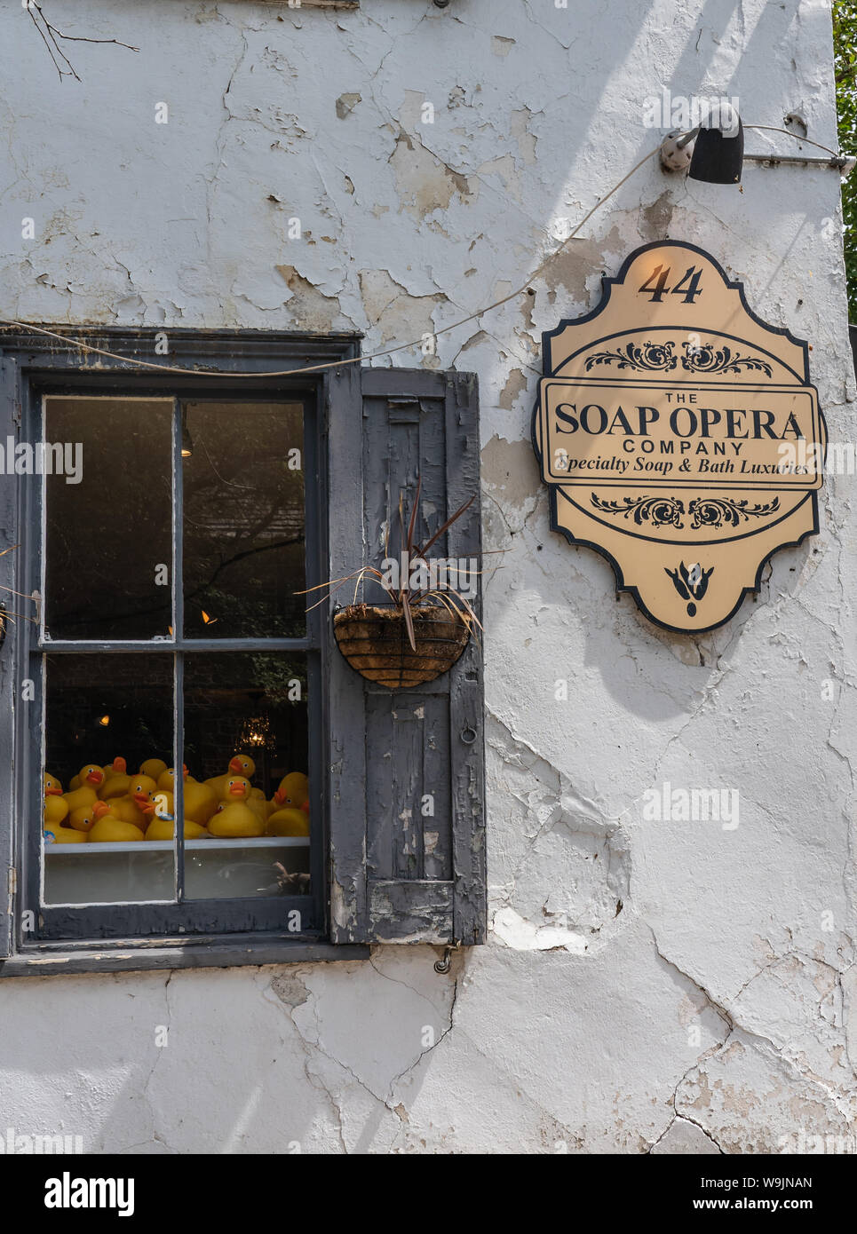 New Hope, PA - Aug. 10, 2019: The Soap Opera Company is a specialty ...