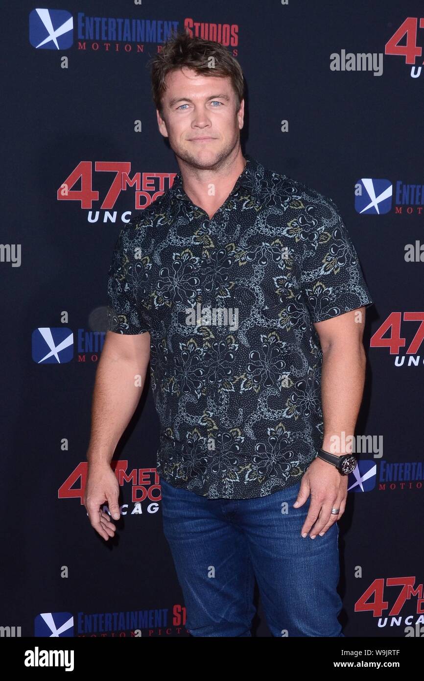 Los Angeles, CA. 13th Aug, 2019. Luke Hemsworth at arrivals for 47 ...