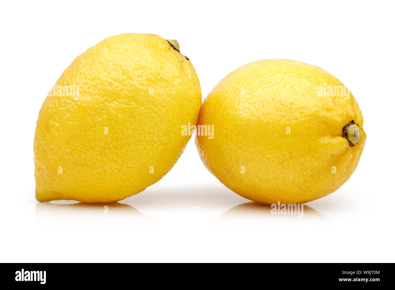Fresh lemon fruits isolated on white background Stock Photo - Alamy