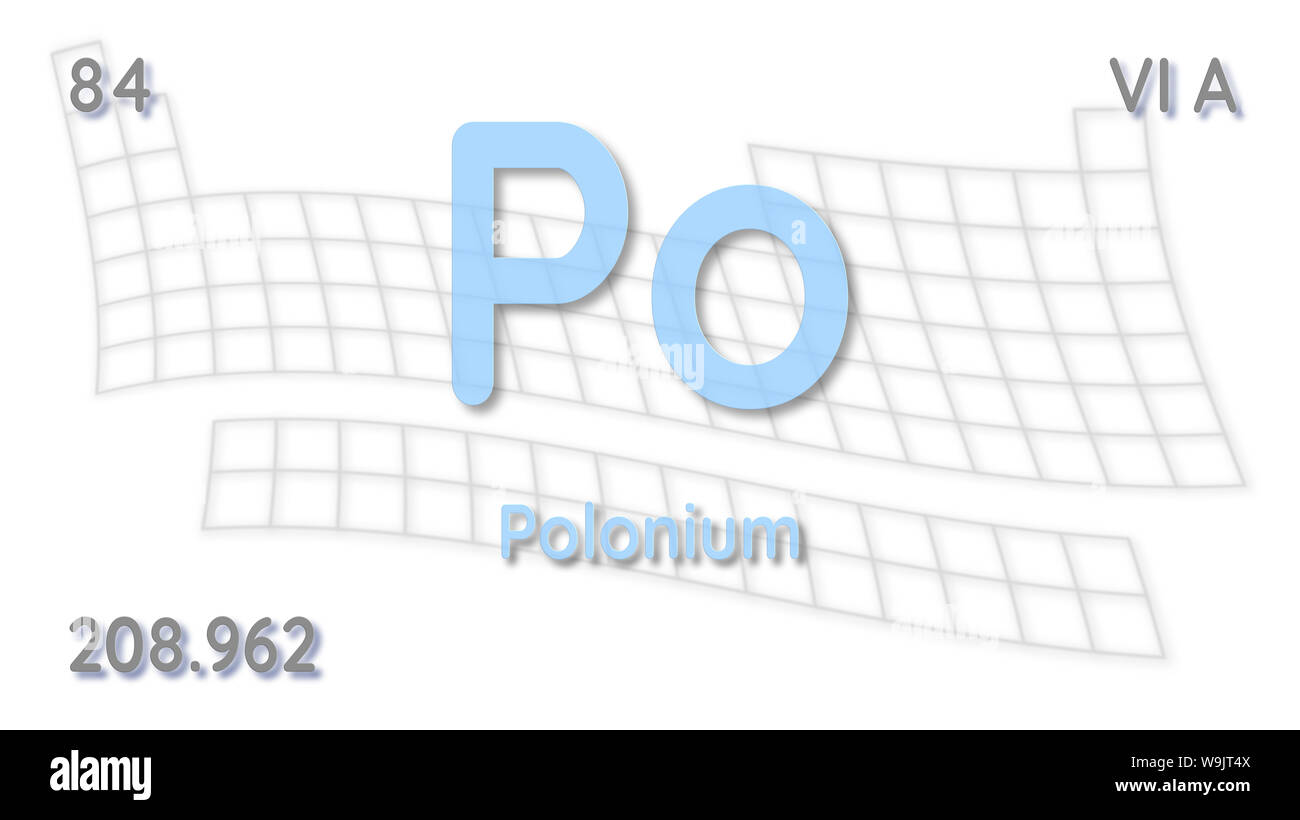 Polonium element hi-res stock photography and images - Alamy