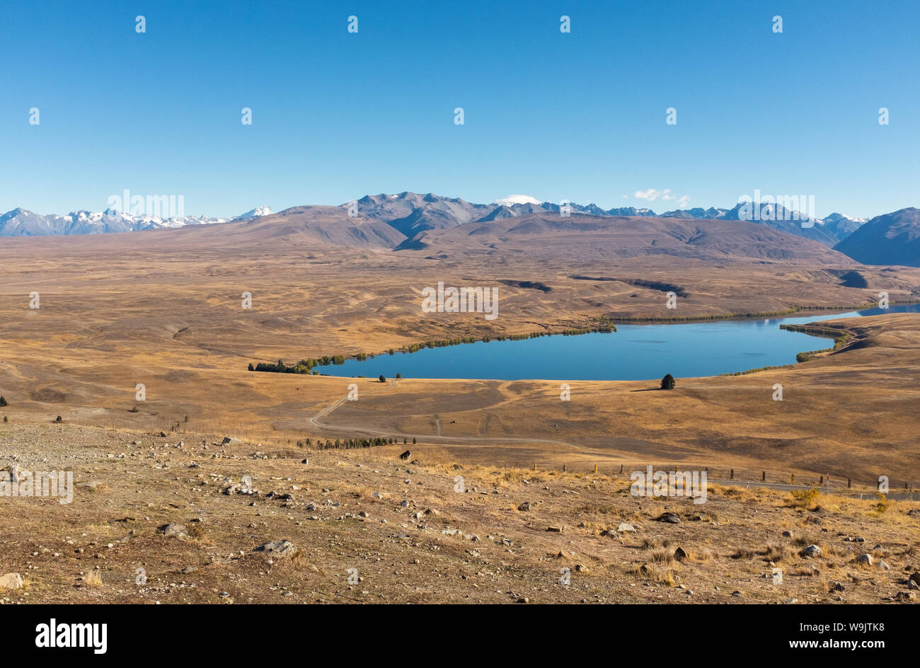 Sweeping views of the spectacular golden Mackenzie Basin from the top ...