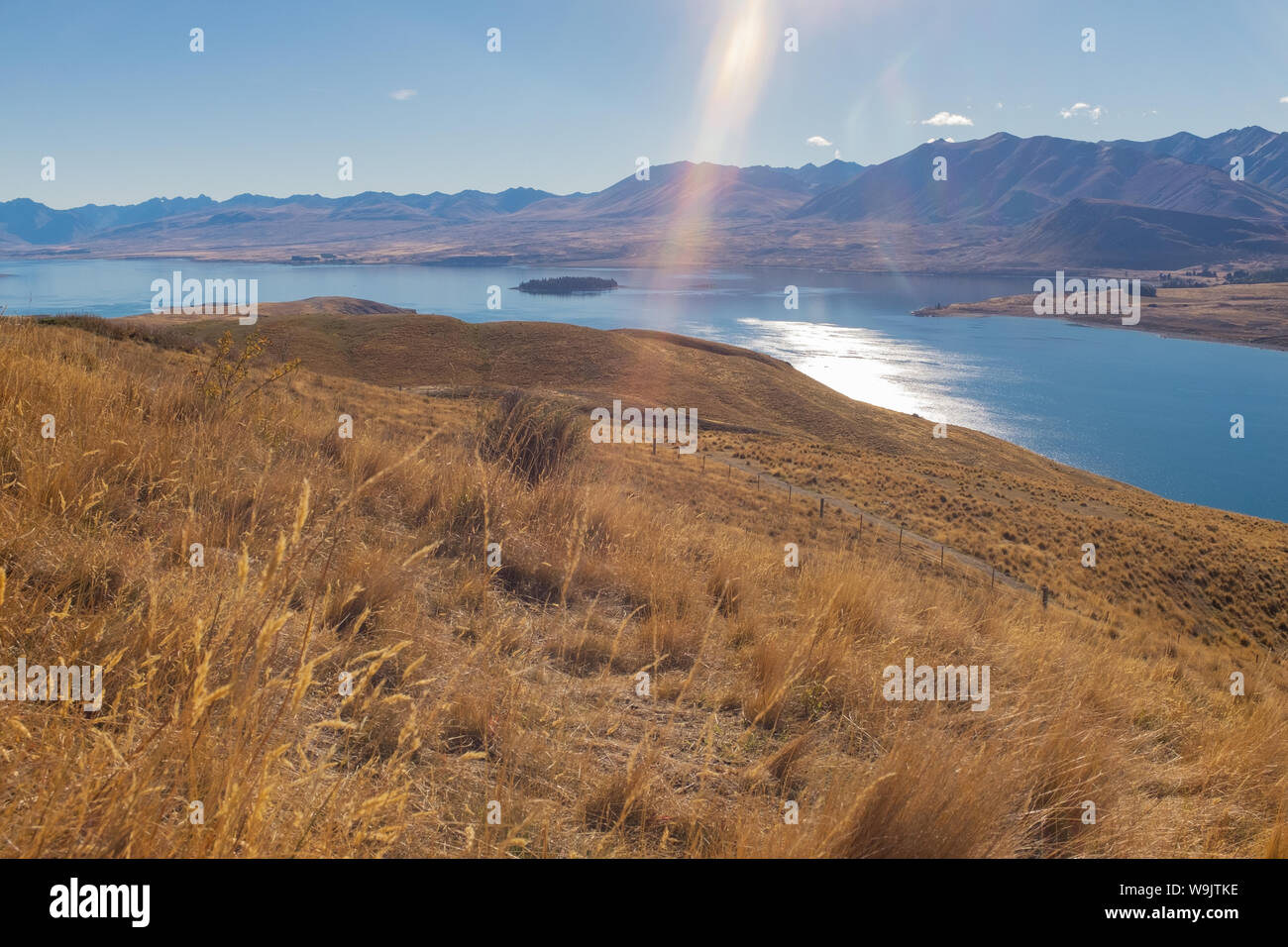 Sweeping views of the spectacular golden Mackenzie Basin from the top ...