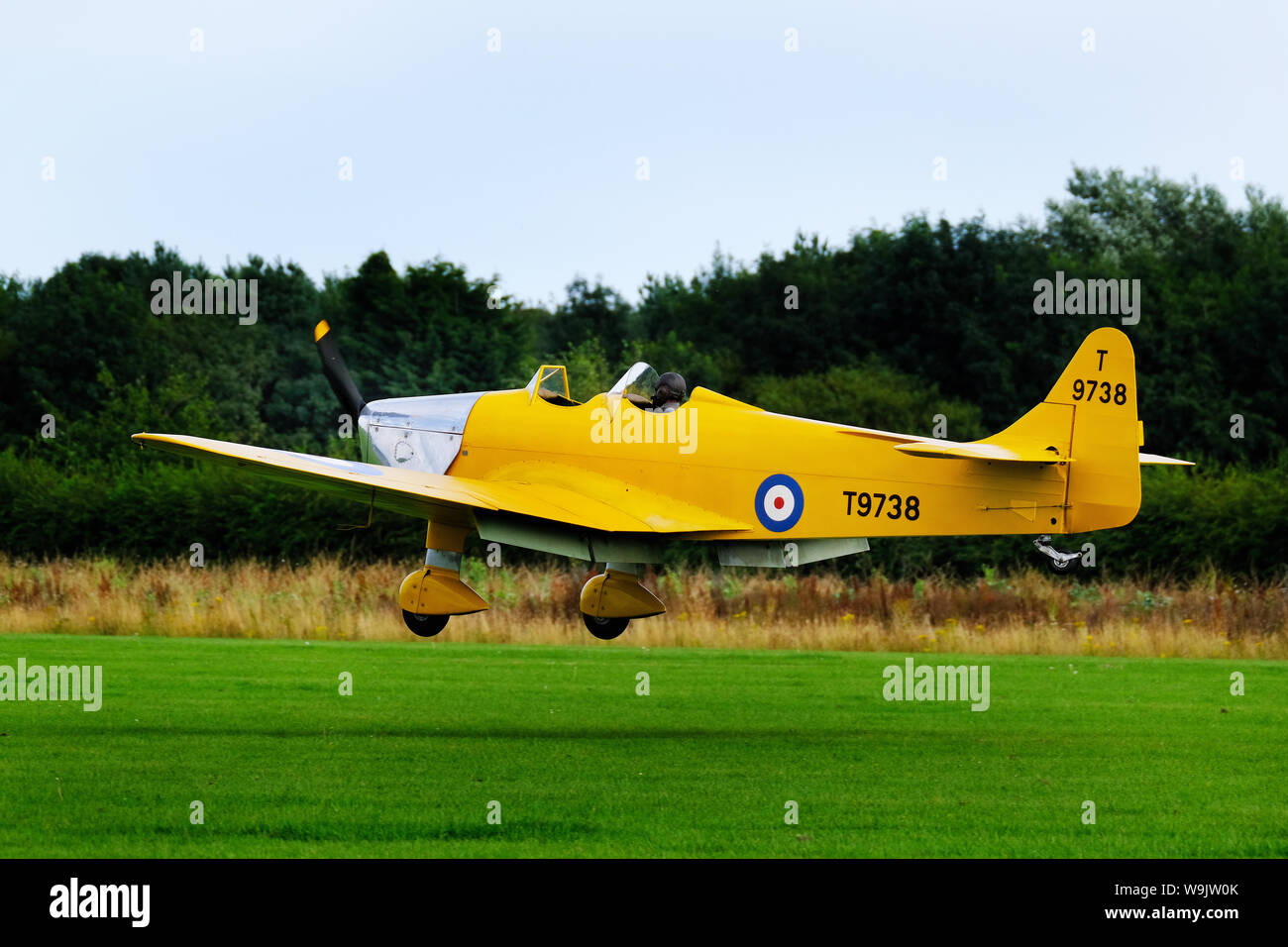 Miles Magister, world war two pilot training aircraft Stock Photo - Alamy
