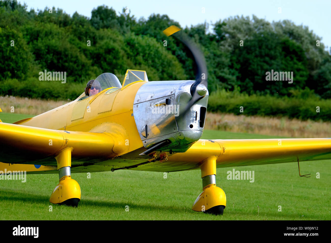 Miles Magister, world war two pilt training aircraft Stock Photo - Alamy