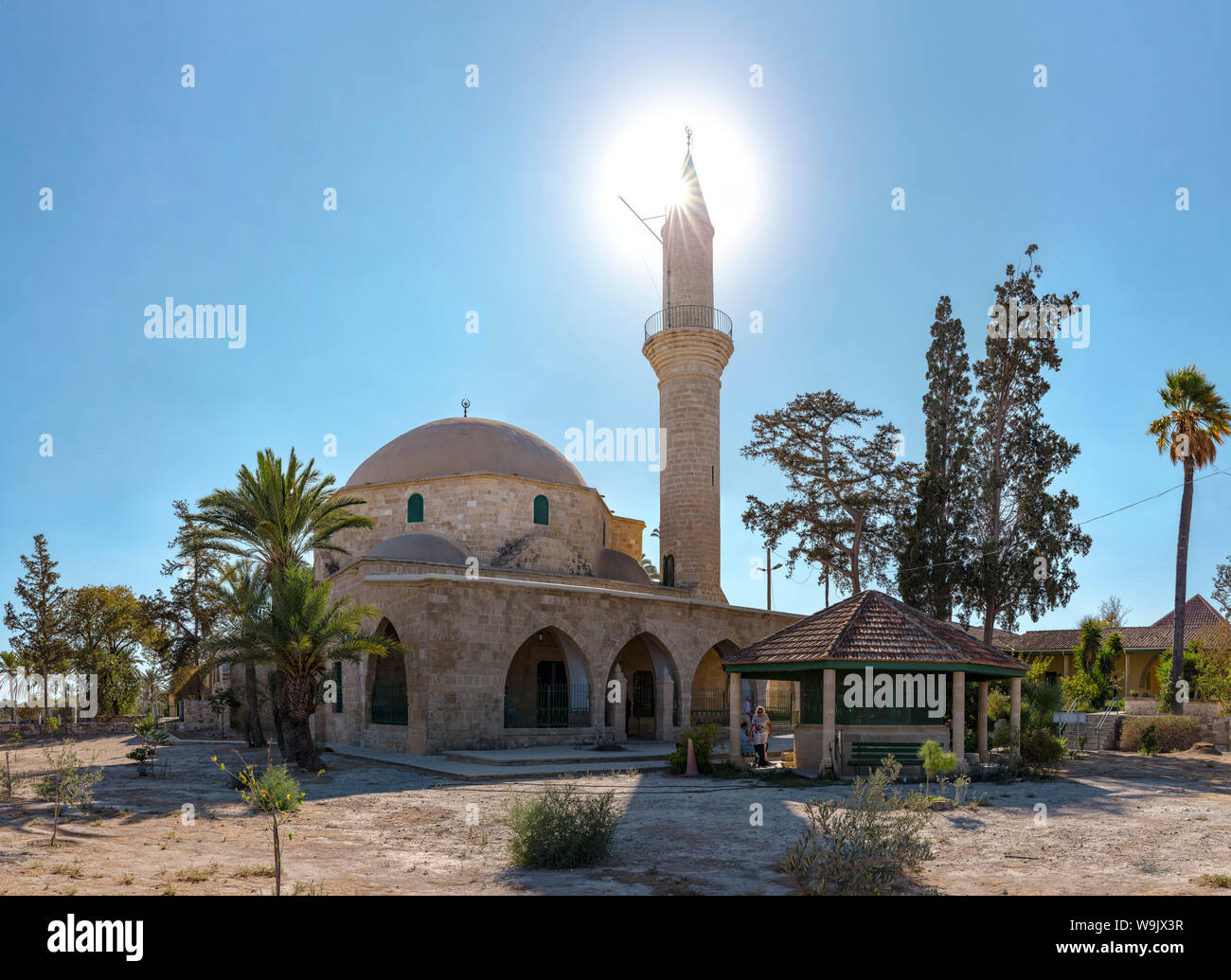 The Mosque of Umm Haram, Larnaca, Cyprus, Cyprus, 30070059 Stock Photo ...