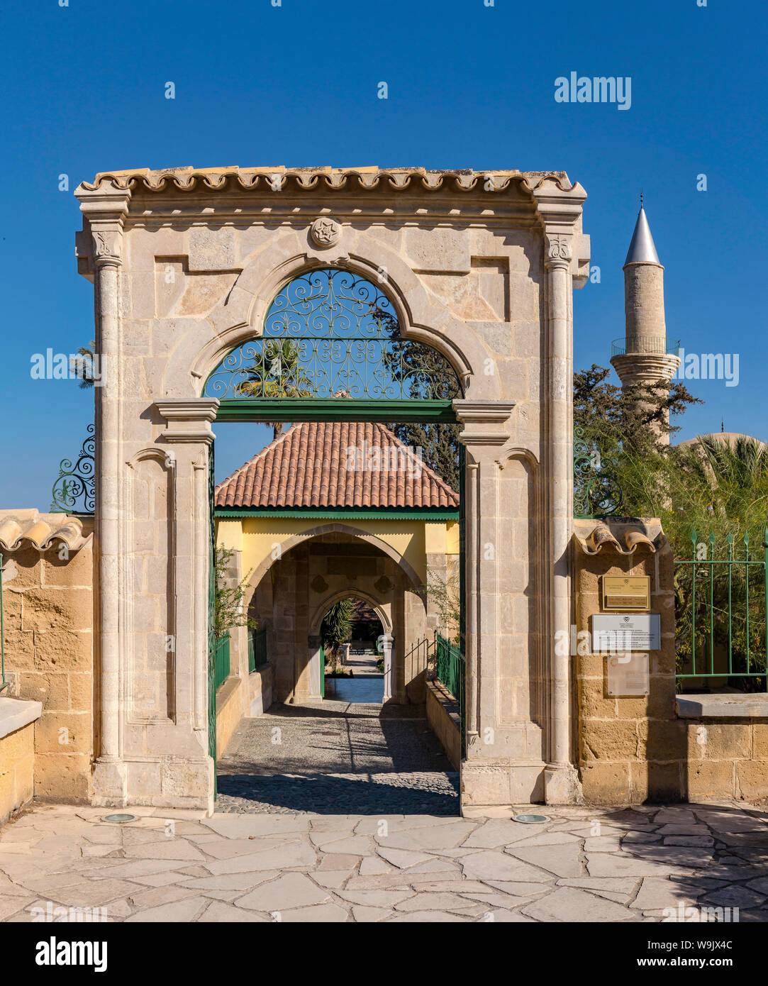 The Mosque of Umm Haram, Larnaca, Cyprus, Cyprus, 30070061 Stock Photo ...