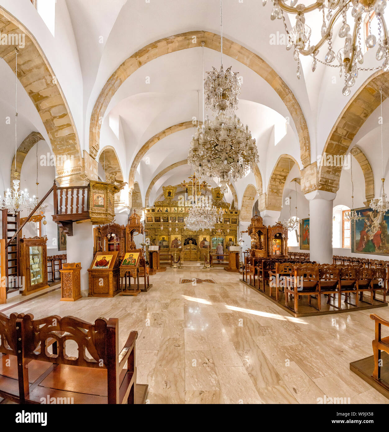 Timios Stavros Monastery, Omodos, Cyprus, Cyprus, 30070108 Stock Photo ...