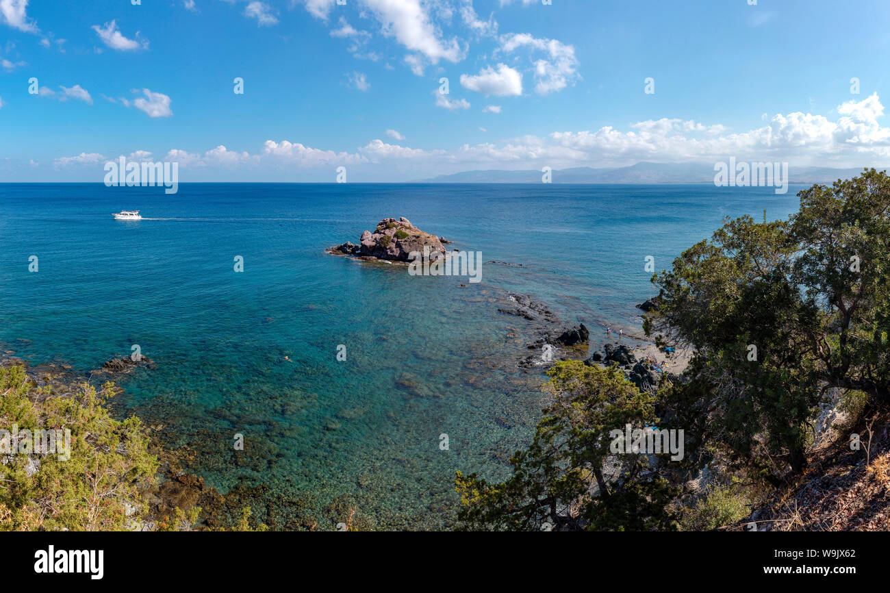 Baths Of Aphrodite coast and beach, Neo Chorio, Cyprus, Cyprus ...