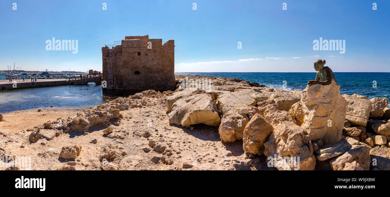 Medieval Castle near the port, Paphos, Cyprus, Cyprus, 30070182 Stock ...