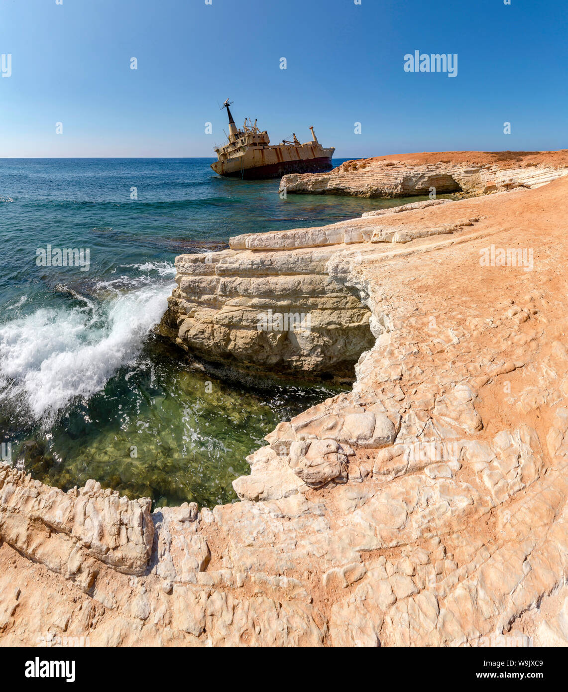 The Edro III Shipwreck, Peyia, Cyprus, Cyprus, 30070209 Stock Photo - Alamy