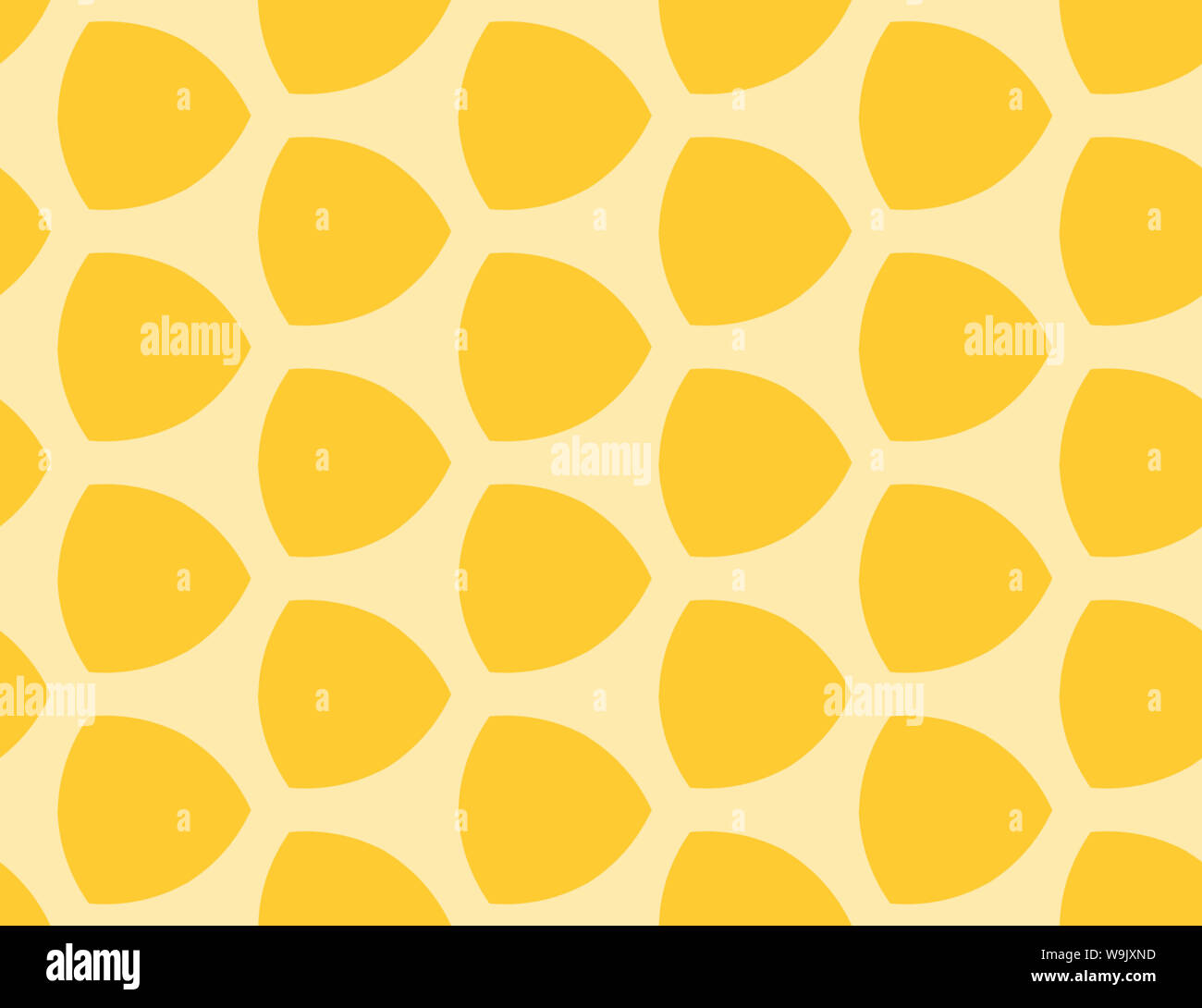 Seamless geometric pattern. Dark yellow shapes on light yellow ...