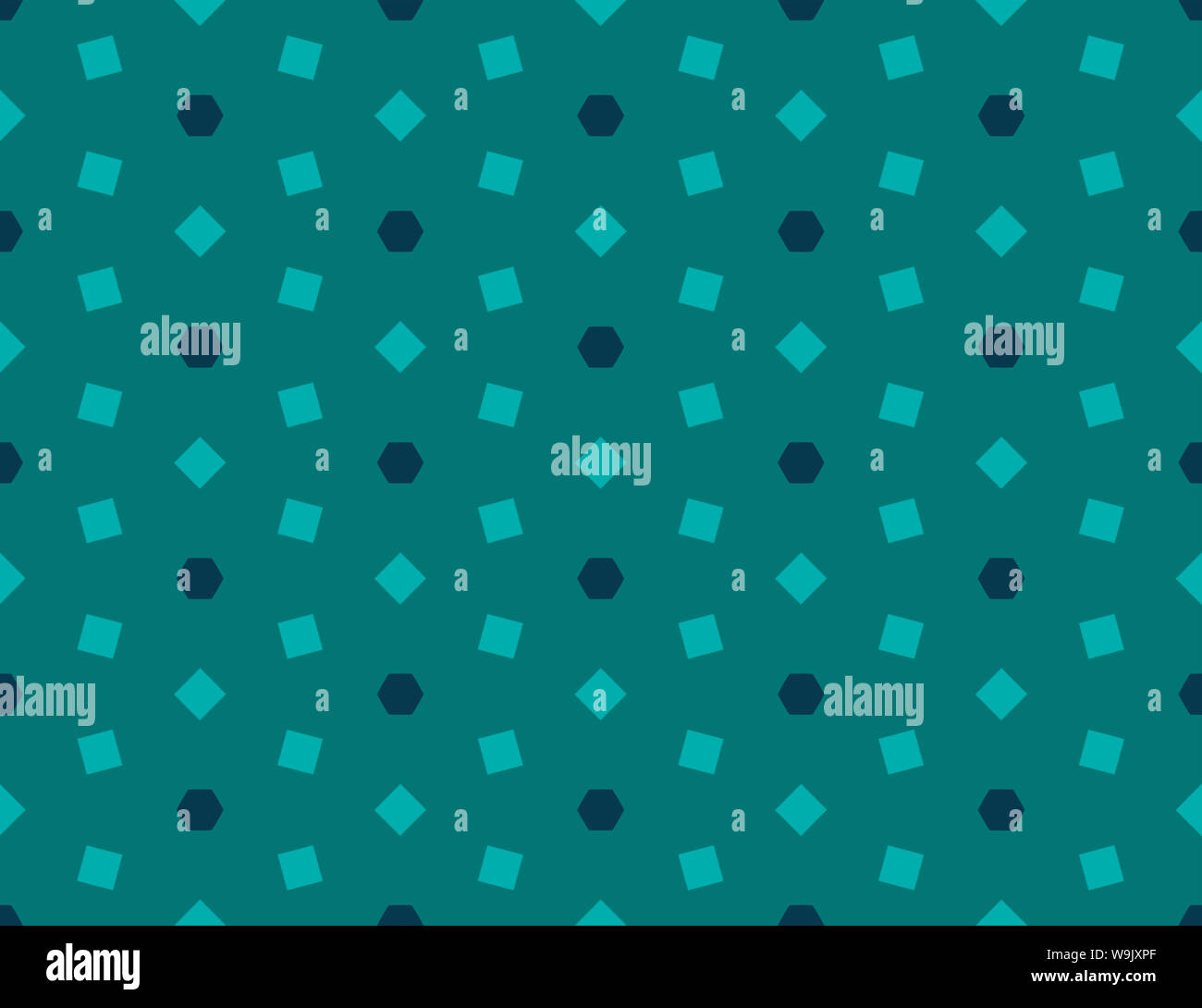 Seamless geometric pattern. Shaped dark blue and matt light square on ...