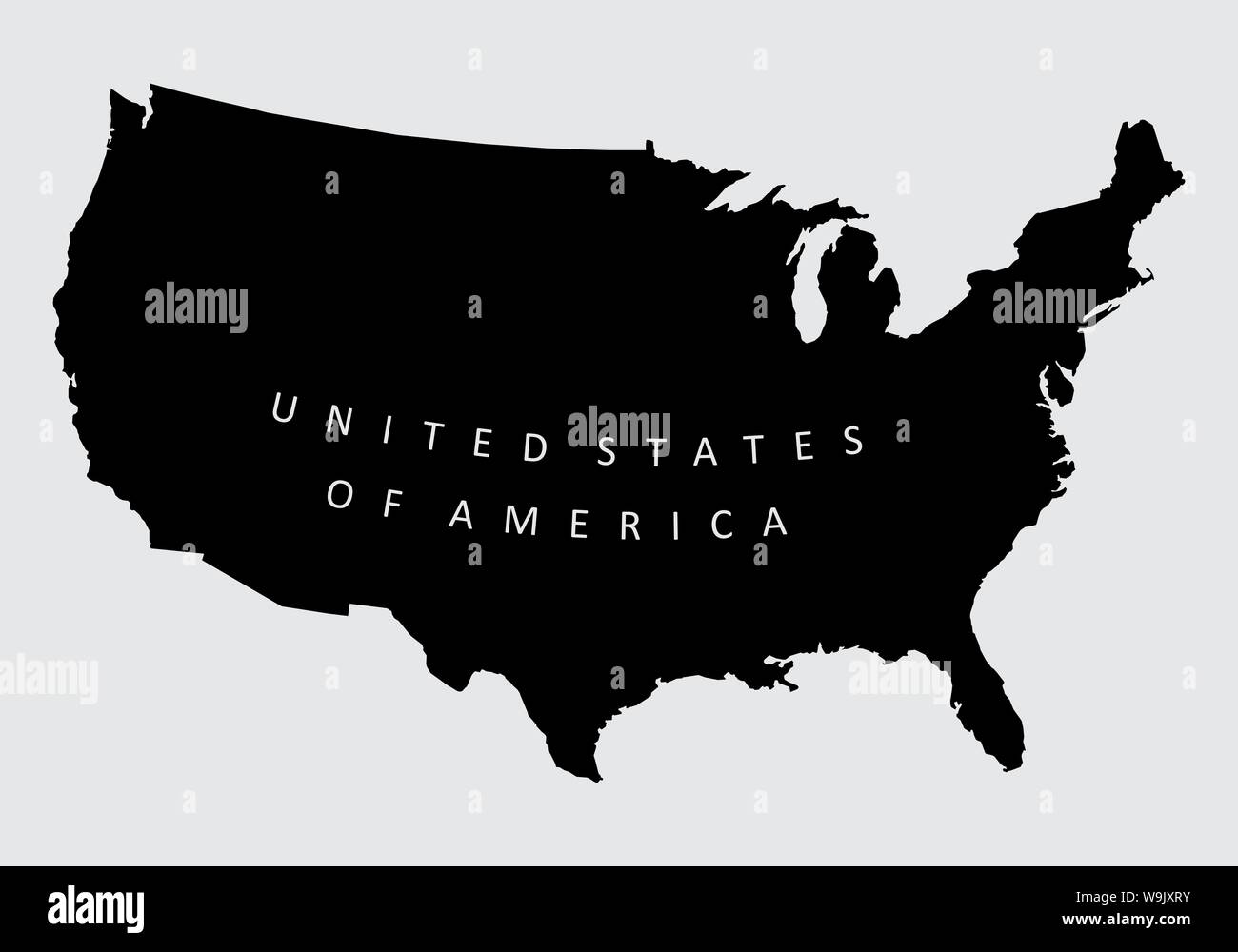 Contour map of usa hi-res stock photography and images - Alamy