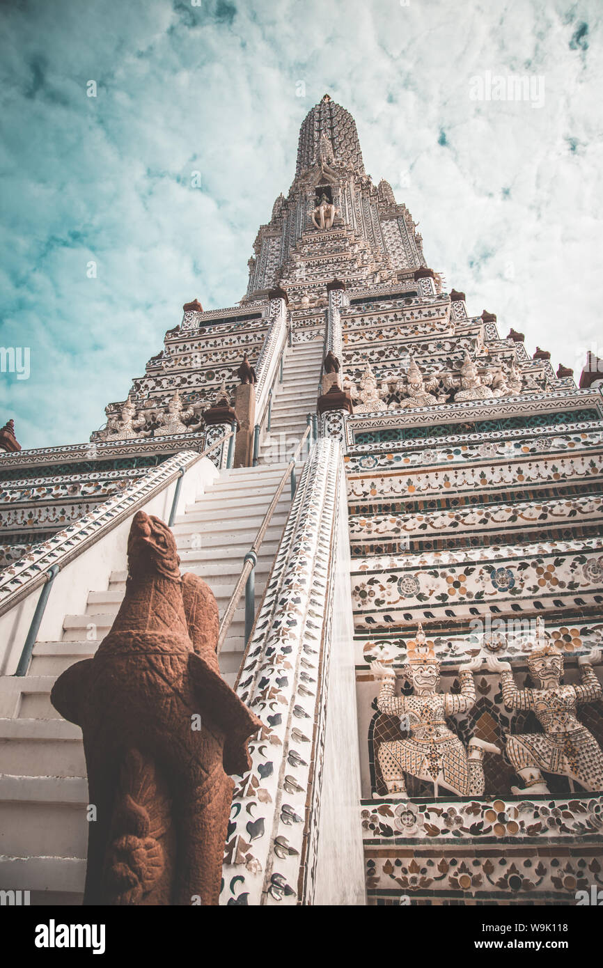 Views of Wat Arun temple in Bangkok Thailand Stock Photo - Alamy