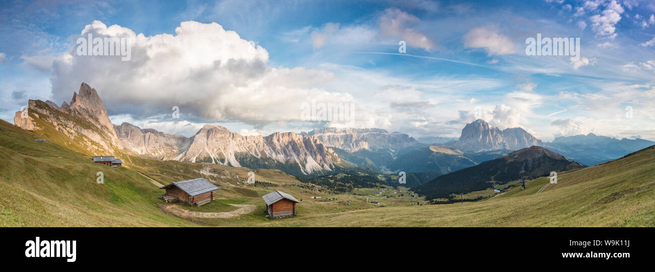 Panorama from seceda mountain hi-res stock photography and images - Alamy