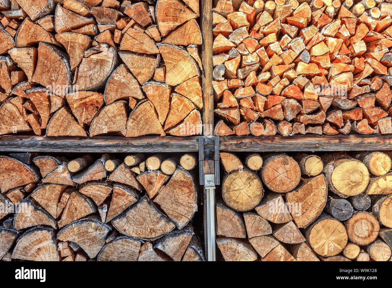 Close up details of firewood stack, Switzerland, Europe Stock Photo - Alamy