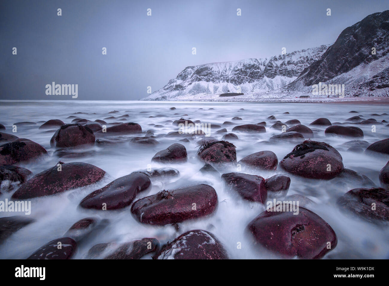 Snow and cold rocks and scenic islands hi-res stock photography and ...