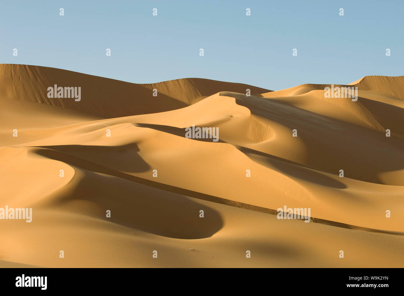 Erg Awbari, Sahara desert, Fezzan, Libya, North Africa, Africa Stock ...