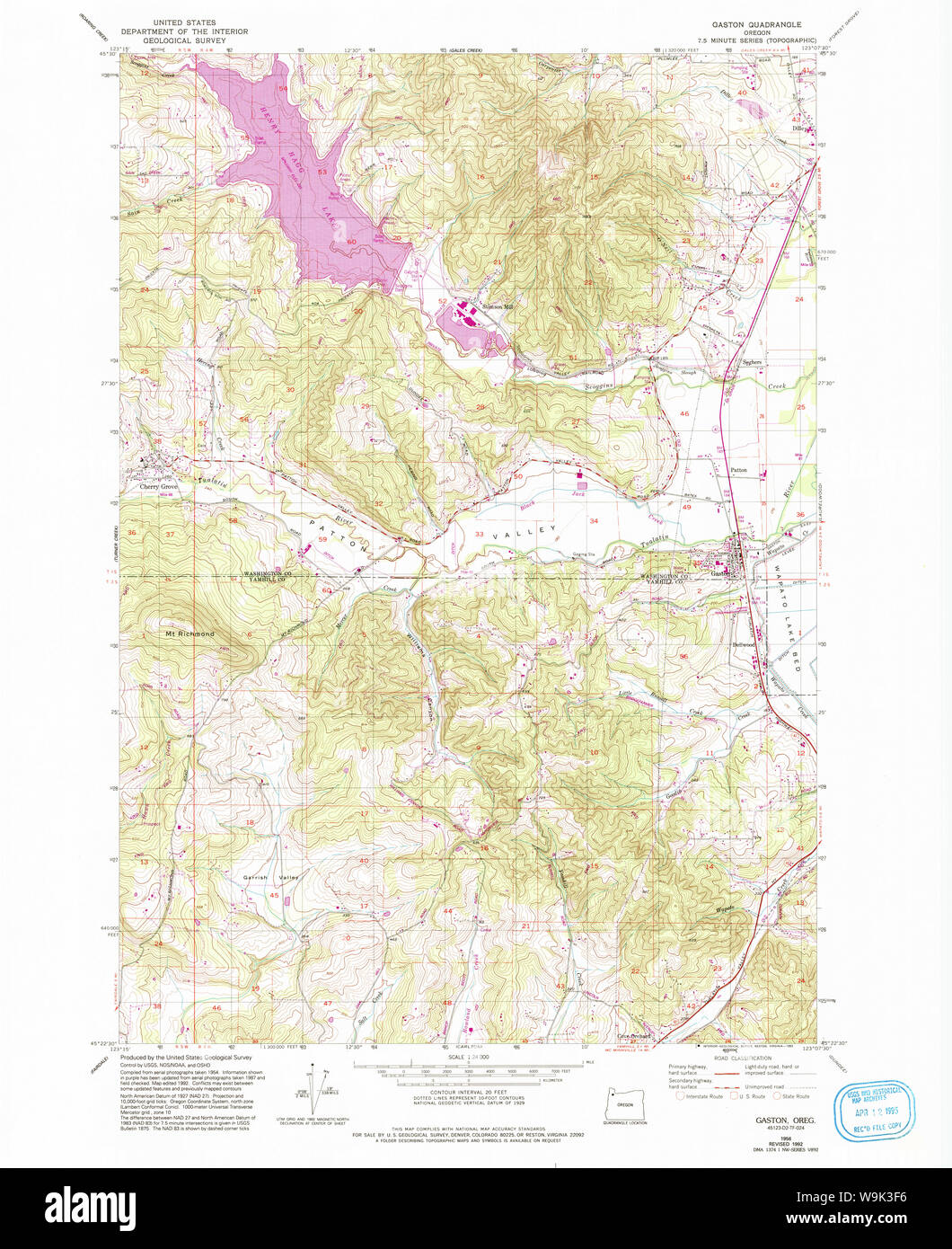 Gaston map Cut Out Stock Images & Pictures - Alamy