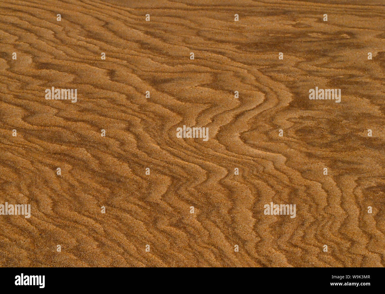 Wind made pattern in sand, Jockeys Ridge State Park, Outer Banks, Nags ...