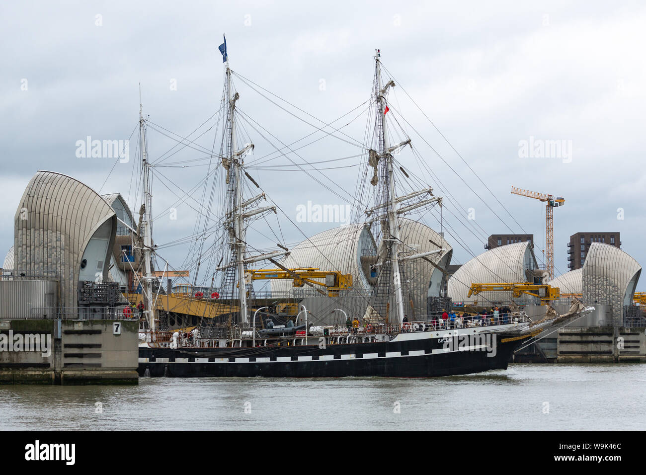 Charlton, London, United Kingdom. 14th Aug, 2019. French tall ship ...
