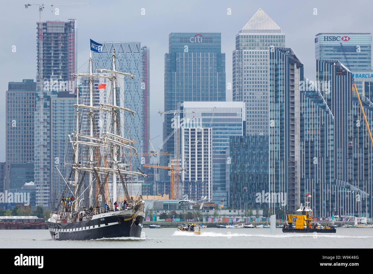 Charlton, London, United Kingdom. 14th Aug, 2019. French tall ship ...
