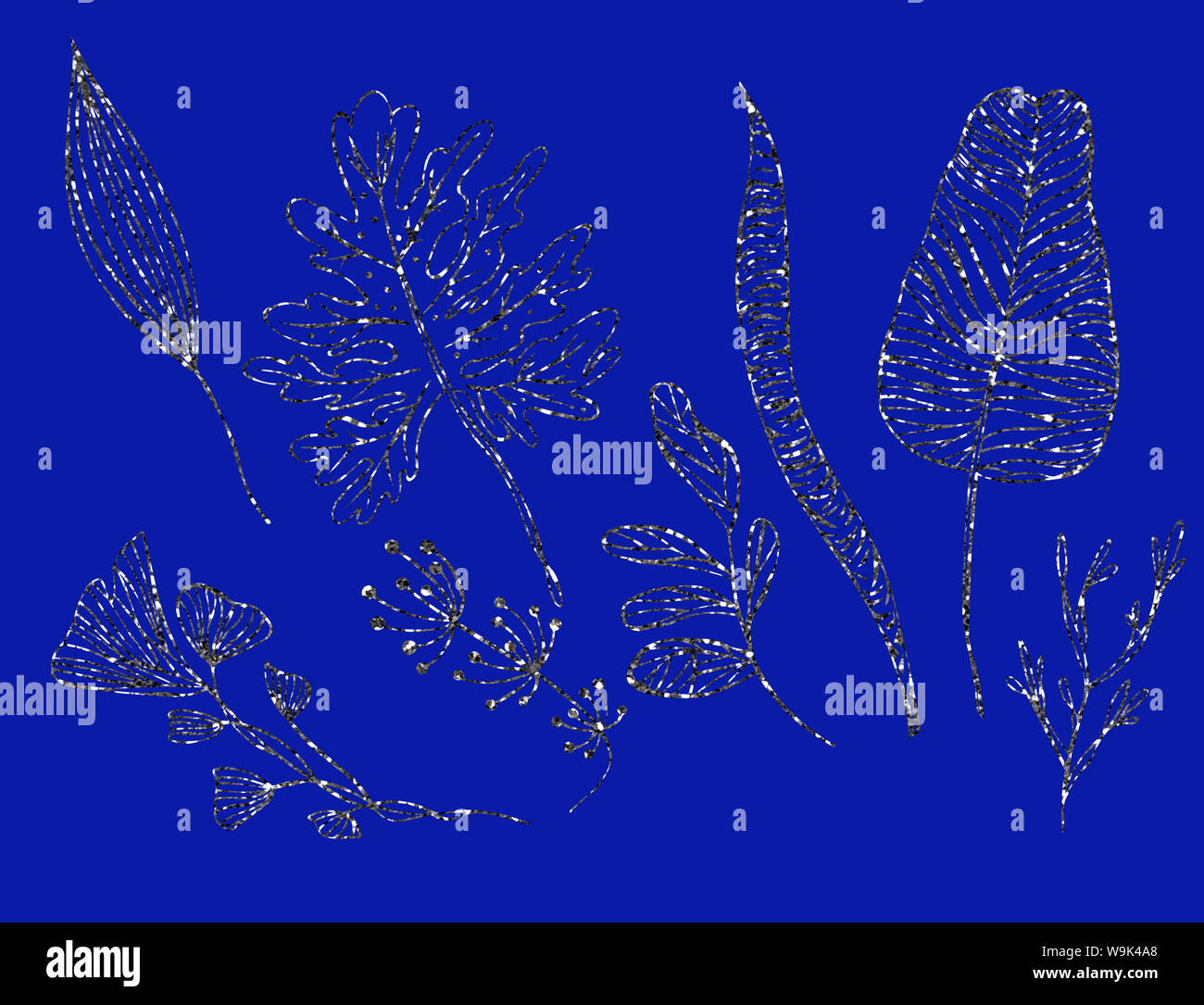 Contour leaves hi-res stock photography and images - Alamy