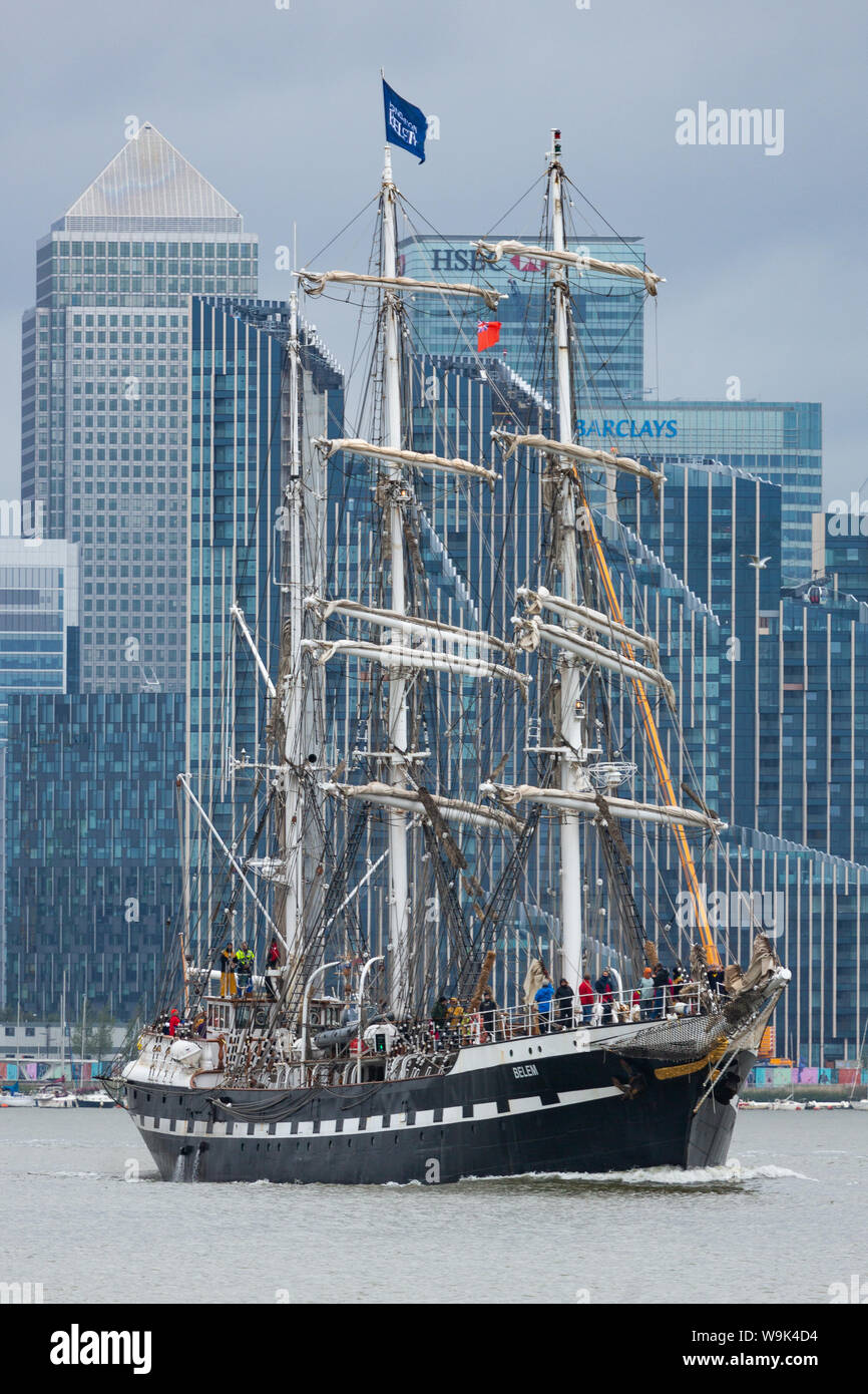 Charlton, London, United Kingdom. 14th Aug, 2019. French tall ship ...