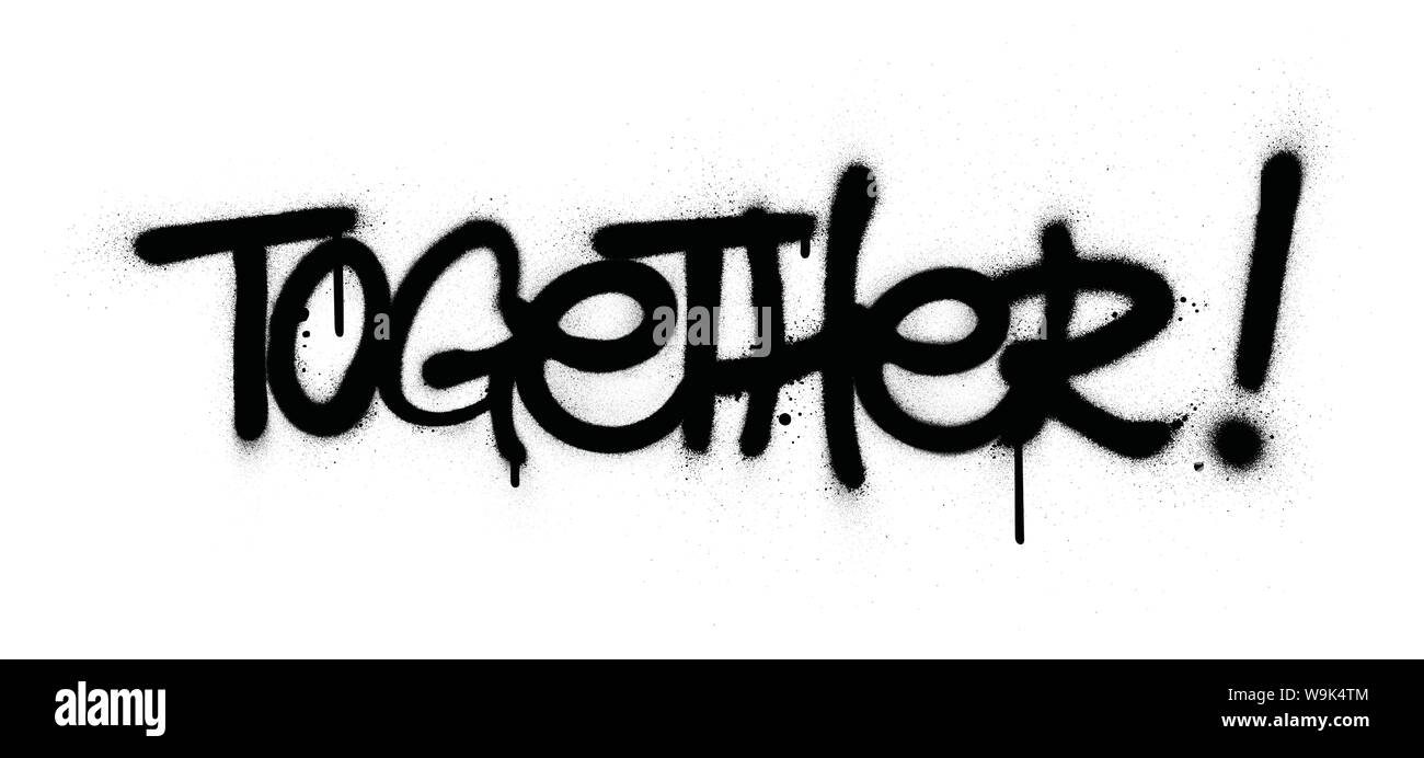 Black and white together Stock Vector Images - Alamy