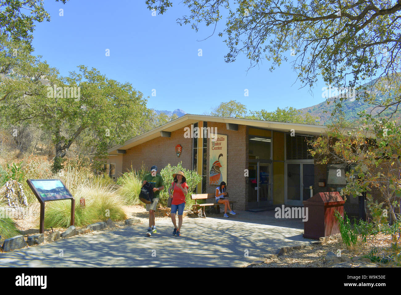 Foothills Visitor Center at Sequoia National Park, California USA Stock ...