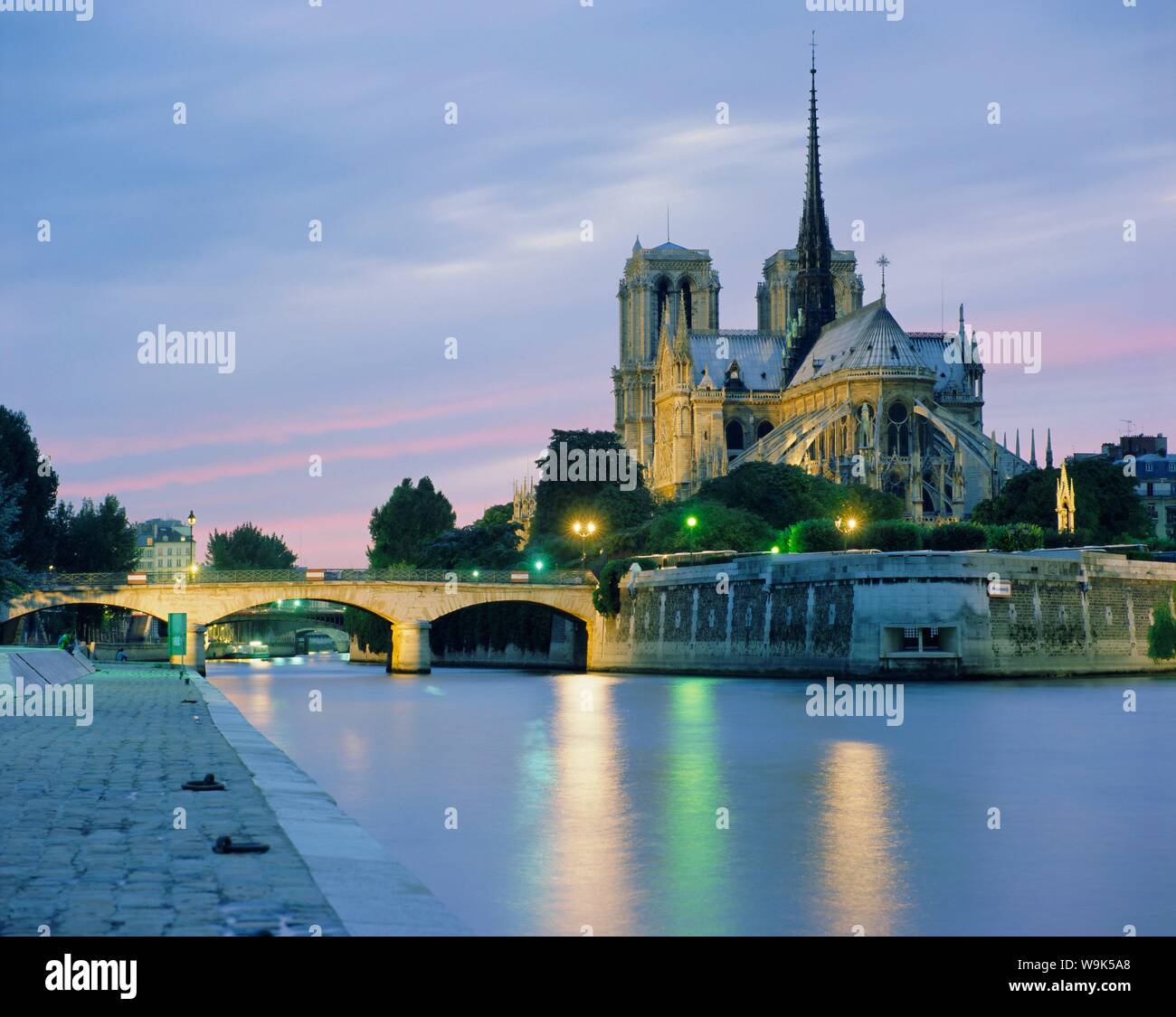 Notre Dame and the River Seine, Paris, France, Europe Stock Photo - Alamy