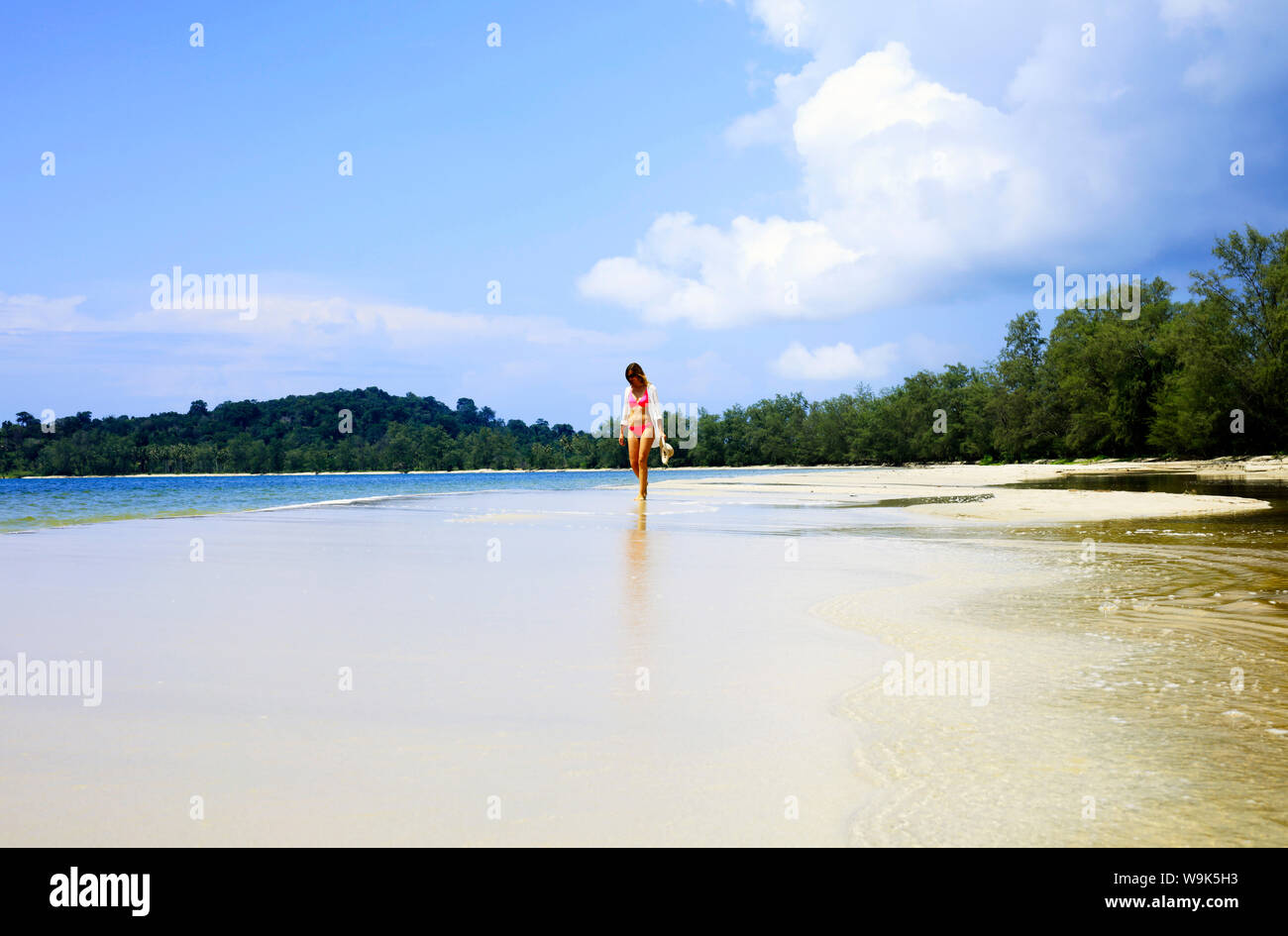 Beach in Ream National Park, Sihanoukville, Cambodia, Indochina ...