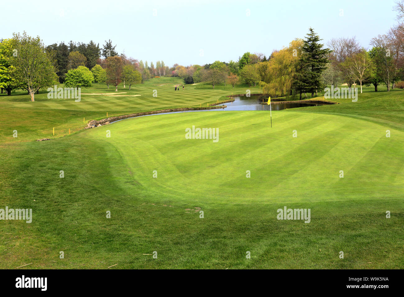 View of the Druids Glen golf course, County Wicklow, Republic of ...