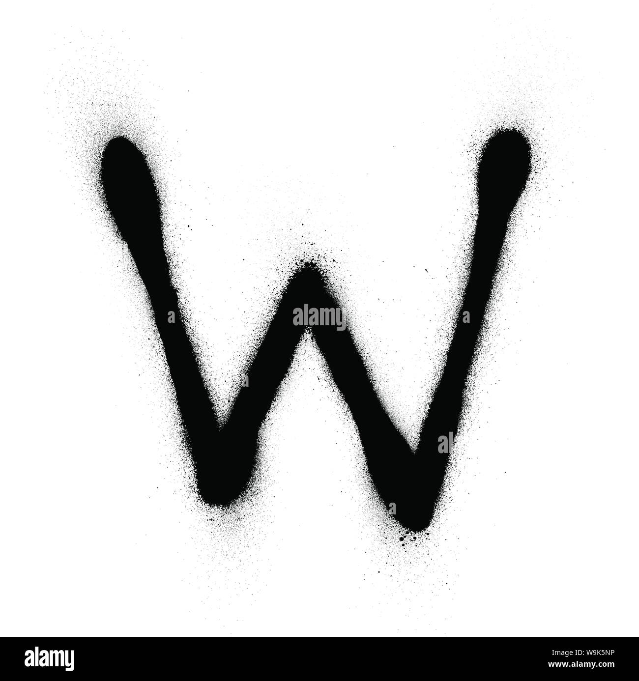 The Letter W In Graffiti