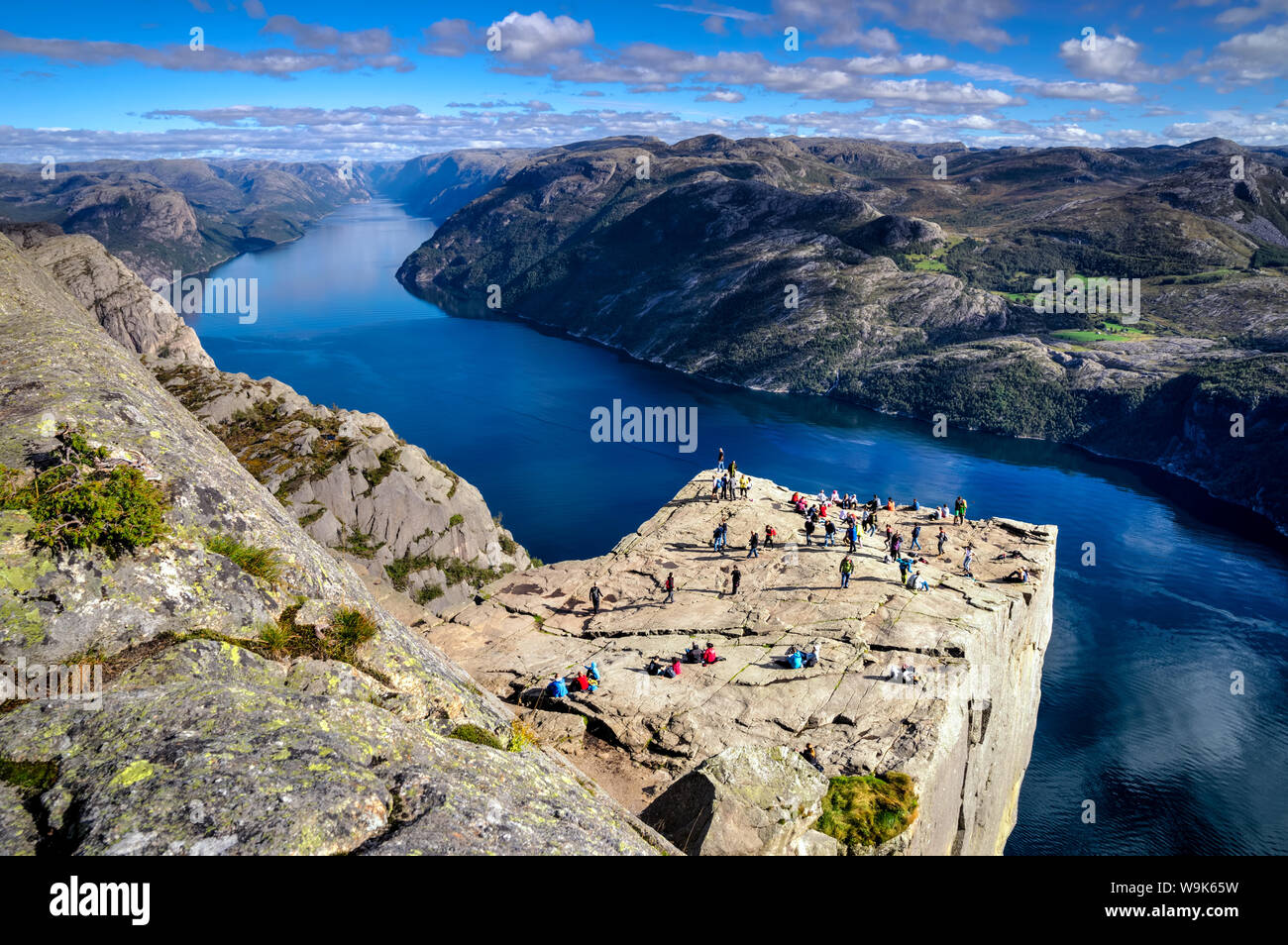 Pulpit Rock, Lysefjord view, Stavanger, Norway, Scandinavia, Europe ...