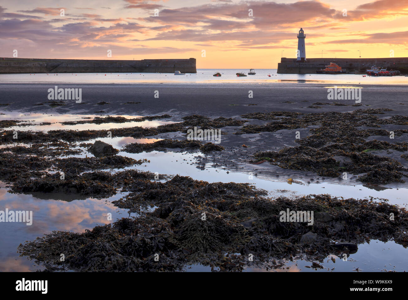 Donaghadee Harbour, County Down, Ulster, Northern Ireland, United ...