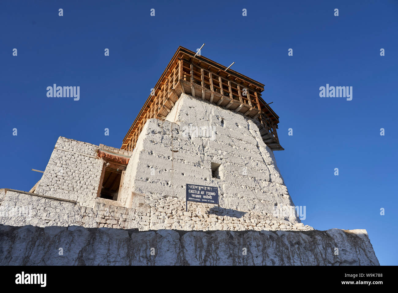 Tsemo Castle at Leh Ladakh Stock Photo - Alamy