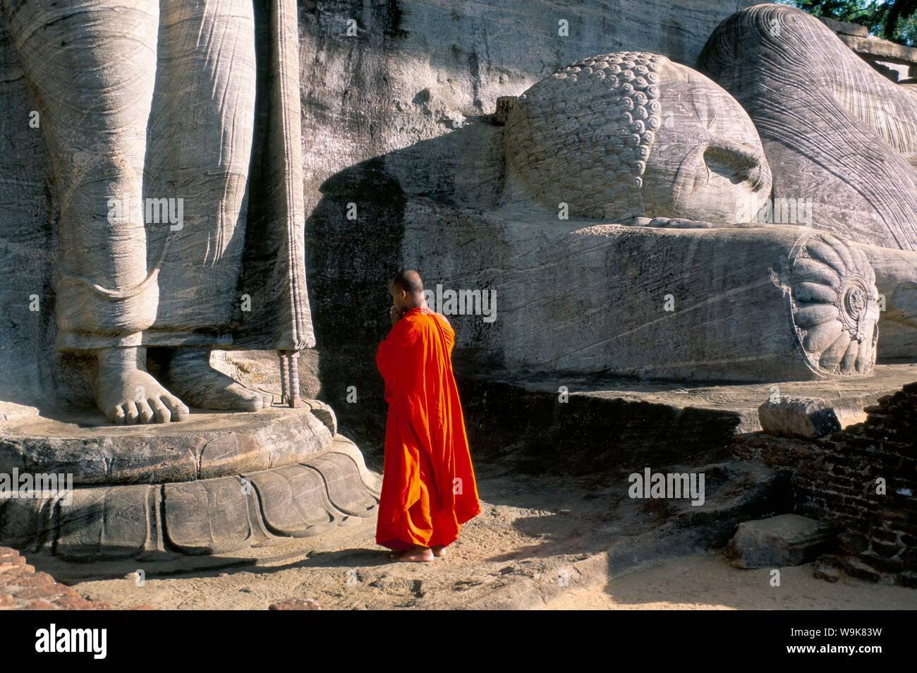 Statues of the Buddha, Gal Vihara, Polonnaruwa (Polonnaruva), UNESCO ...
