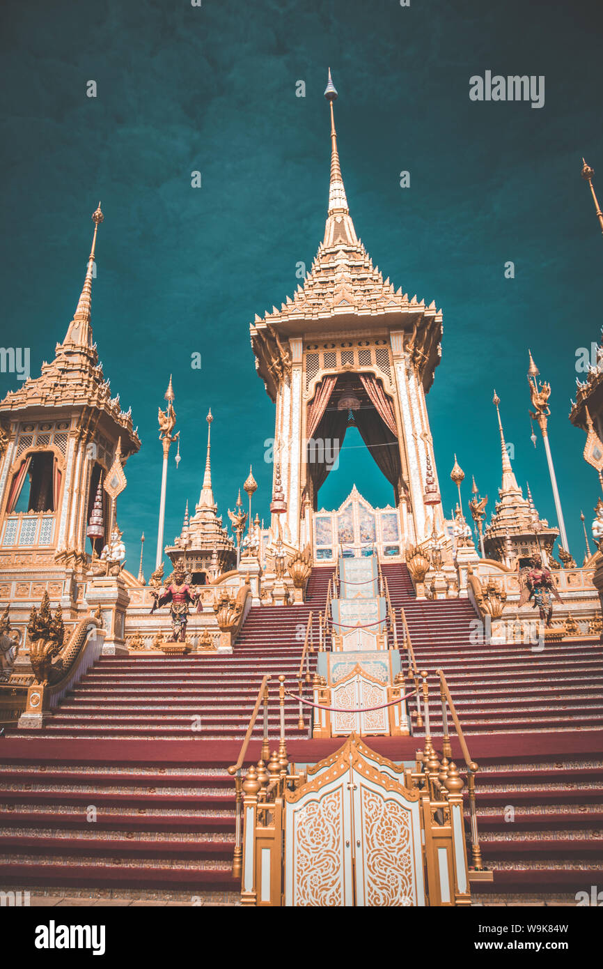 Royal Crematorium King Bhumibol in Bangkok Thailand Stock Photo - Alamy