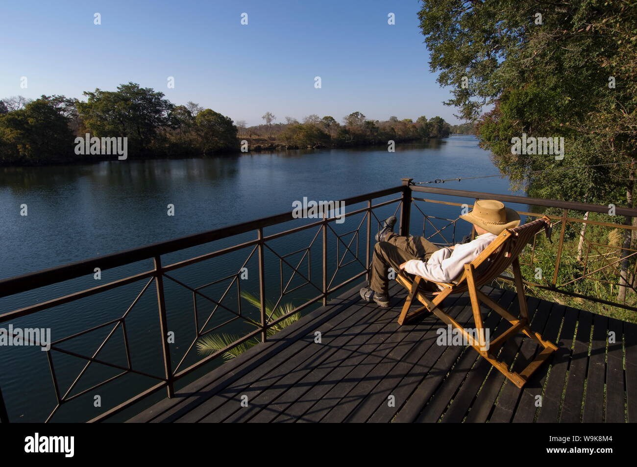 Lunga River Lodge, Kafue National Park, Zambia, Africa Stock Photo - Alamy