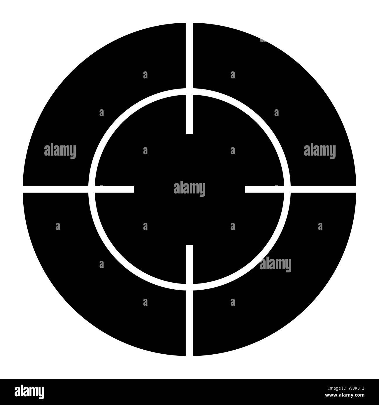 Target, Aim, Interface Bold and thin line icon sign symbol or logo ...