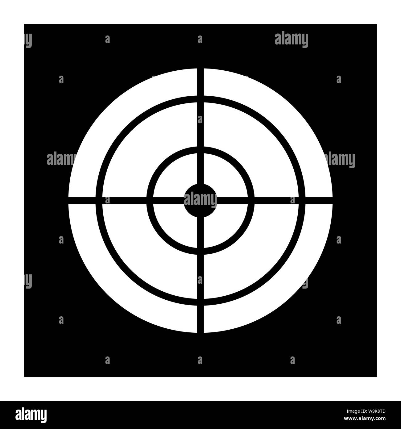 Target, Aim, Interface Bold and thin line icon sign symbol or logo ...