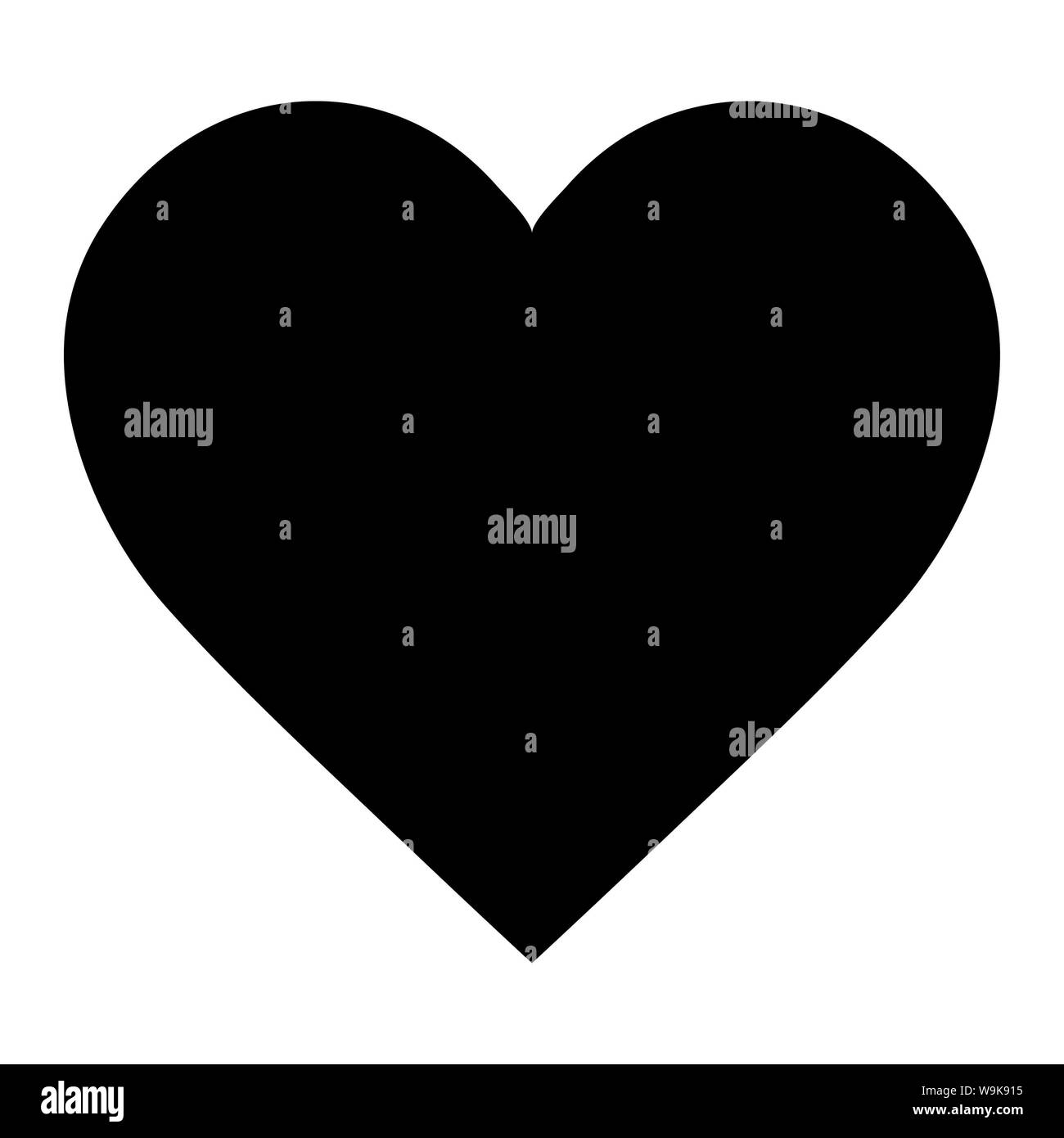 Heart icon, symbol, on a white background. Perfect use for website ...