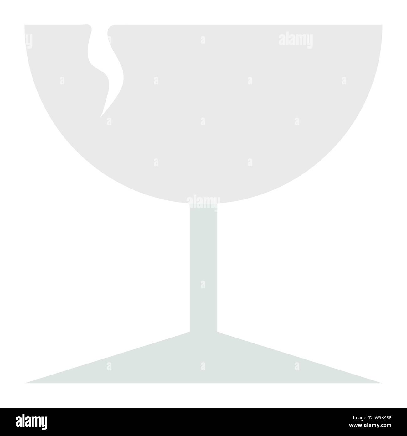 fragile glass delivery icon or logo illustration. Perfect use for ...
