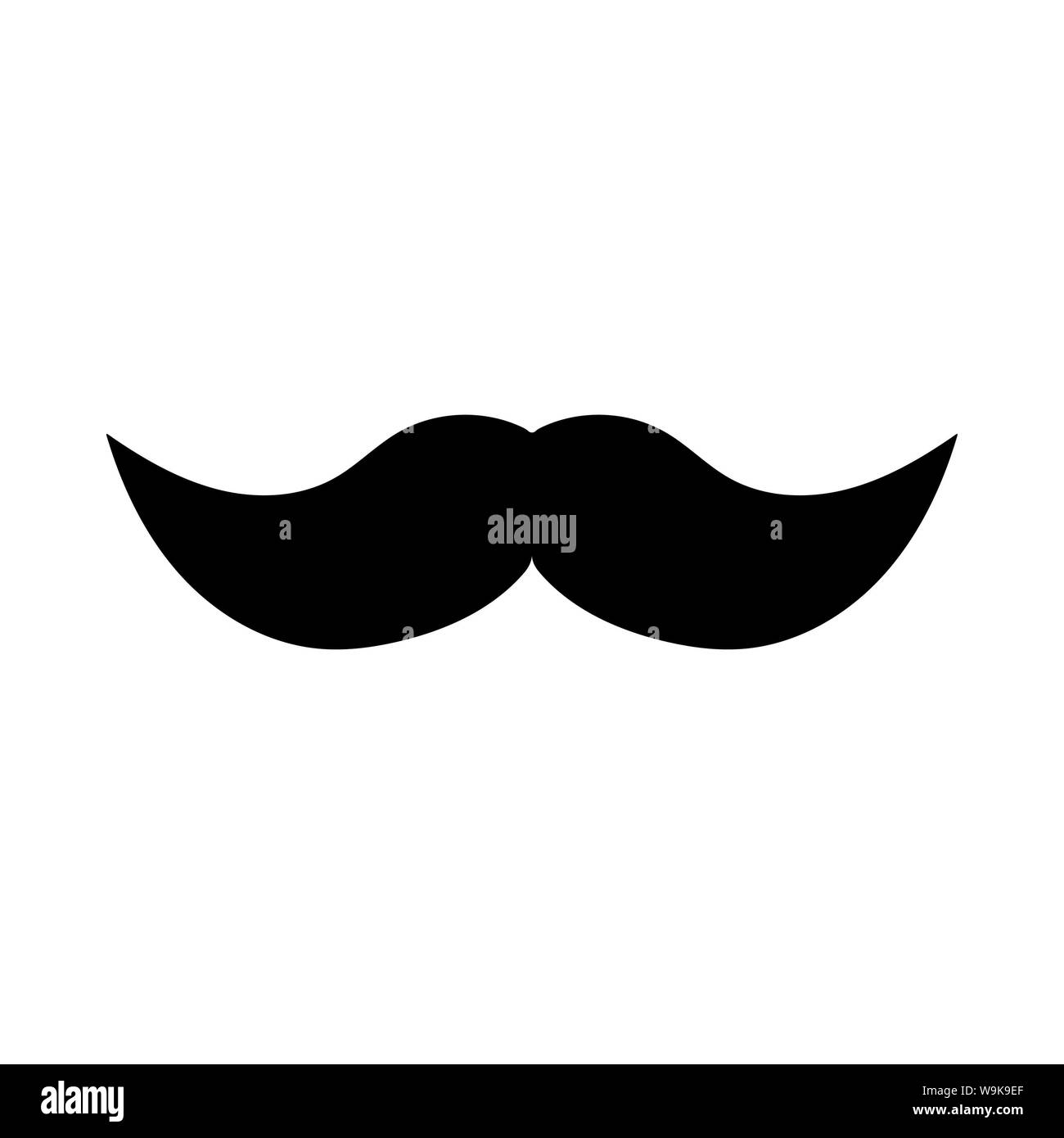 Mustache moustache Icon Design Template or logo illustration. Perfect ...