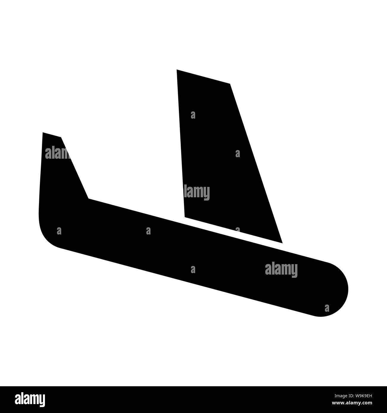 Aeroplane logo Black and White Stock Photos & Images - Alamy